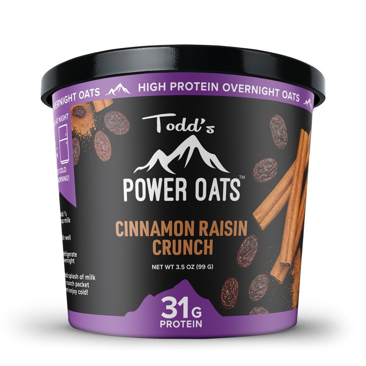 High Protein Overnight Oats – Todd's Power Oats